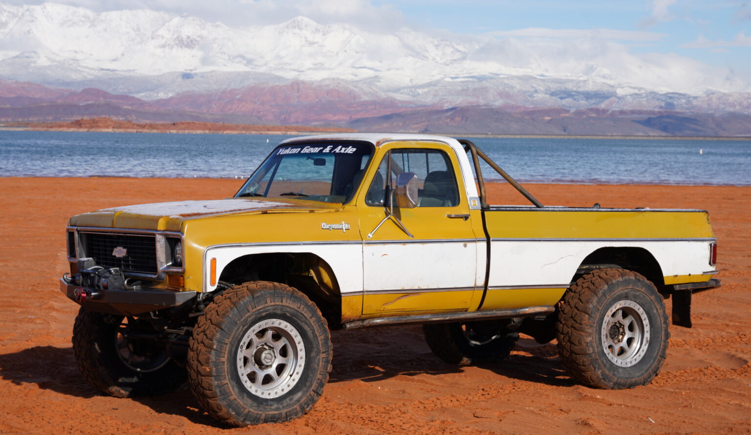 Squarebody Chevy Long Bed Turned into a Full Size Rock Crawler - Fool Size